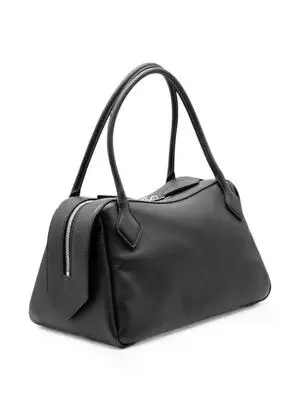 MINOBOSSI Medium Adele Grained Leather Tote Bag
