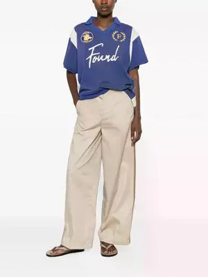 Adidas Logo-embroidered Side-stripe Trousers