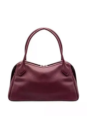 MINOBOSSI Medium Adele Leather Tote Bag - Red
