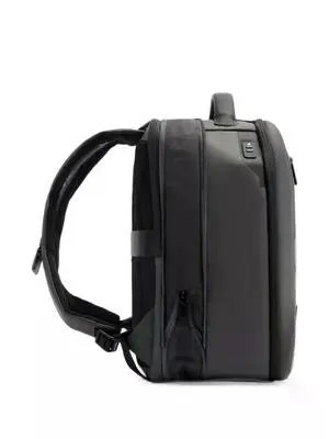 PIQUADRO Expandable 14-inch Logo-plaque Combination-lock Backpack