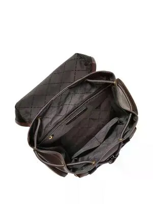 Michael Kors Hudson Burnished Leather Backpack