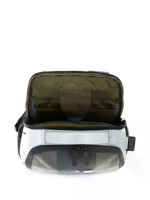 PIQUADRO Logo-print Panelled Backpack