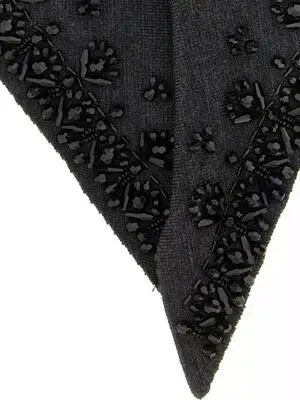 P.a.r.o.s.h Look26 Bead-embellished Triangle Scarf