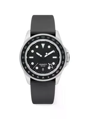 UNIMATIC U1 Gmt 41.5mm Watch - Black