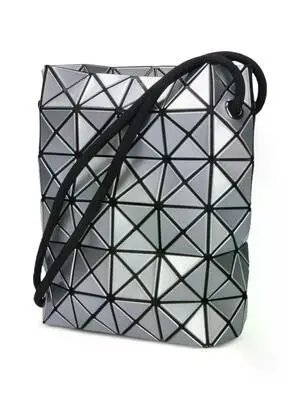 Issey Miyake Geometric-panel Bucket Bag - Silver