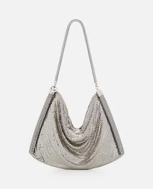 Rabanne Pixel Tube Aluminum Shoulder Bag - Multicolor