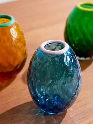 La DoubleJ Baby Eggs Set Of Four Murano Glass Vases
