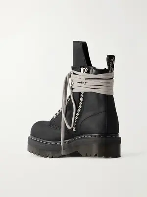 Rick Owens Dr Martens Leather Lace-up Boots