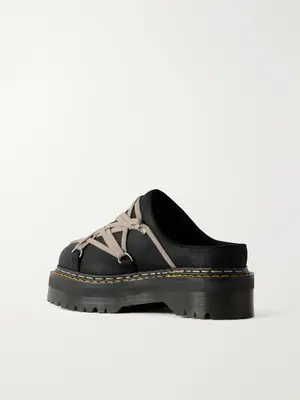Rick Owens Dr Martens Leather Mules