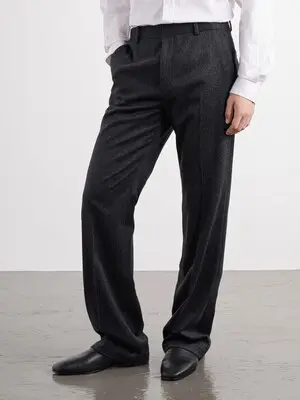 TOTEME Straight-leg Wool And Cashmere-blend Suit Trousers
