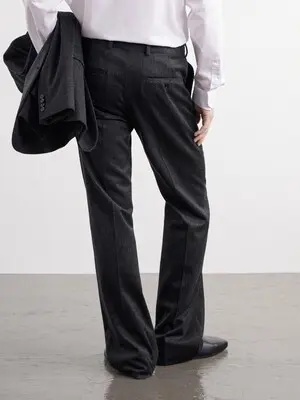 TOTEME Straight-leg Wool And Cashmere-blend Suit Trousers