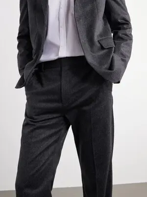 TOTEME Straight-leg Wool And Cashmere-blend Suit Trousers