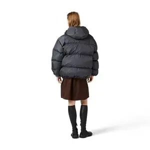 Miu Miu Technical Fabric Down Jacket - Hematite