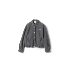 Miu Miu Fleece Blouson Jacket - Grey
