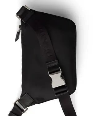 Prada Re-nylon And Saffiano Leather Shoulder Bag