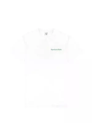 Sporty & Rich Crew-neck Short-sleeve T-shirt - White