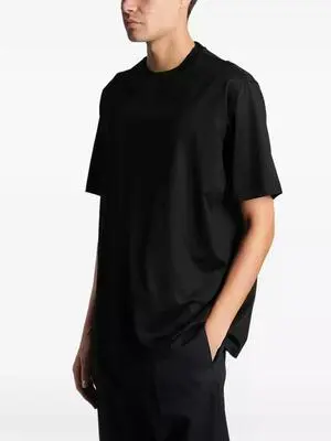 LOW BRAND B240 Rose-embroidered T-shirt