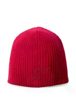 Jacquemus Espiral Ribbed Beanie - Red