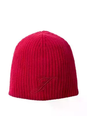 Jacquemus Espiral Ribbed Beanie - Red