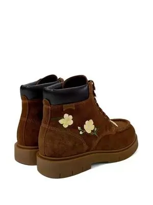 Camper Alaro Floral-embroidered Boots