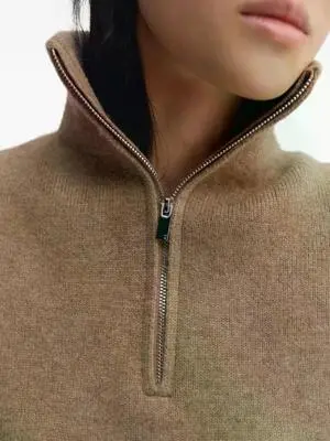 Almada Label Dana Half-zip Sweater