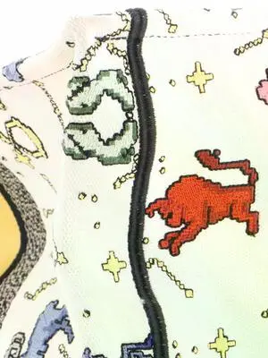 Dior Book Embroidered Canvas Large Tote Bag