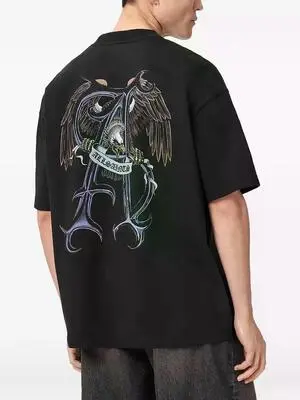 ALLSAINTS Round-neck Short-sleeve T-shirt - Black