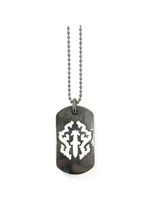 Chrome Hearts Vine Dagger Cutout Necklace - Silver