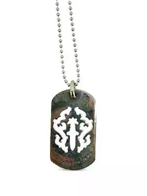 Chrome Hearts Vine Dagger Cutout Necklace - Silver