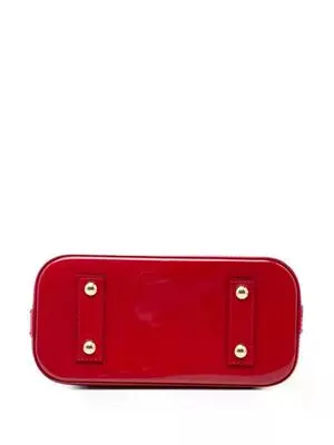 LOUIS VUITTON 2015 Monogram Vernis Alma Bb Satchel