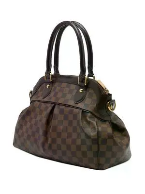 LOUIS VUITTON 2011 Damier Ebene Trevi Pm Satchel - Brown