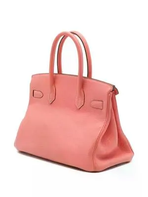 Hermès 2011 Clemence Birkin Retourne 30 Handbag - Orange
