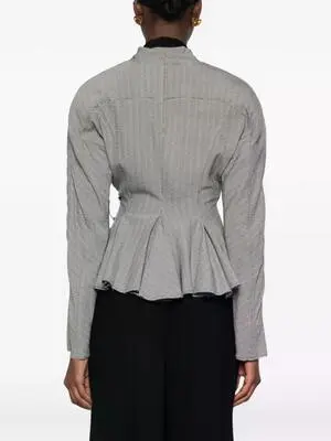 Alberta Ferretti Prince Of Wales Check Wrap Jacket