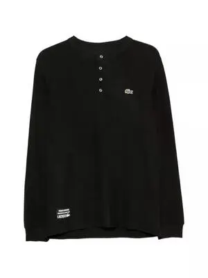 Lacoste Logo-patch Long-sleeved Henley T-shirt