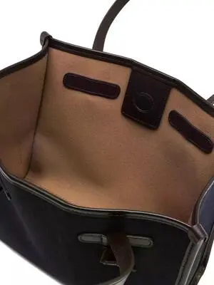 GIANNI CHIARINI Marcella Knot-detail Tote Bag - Blue