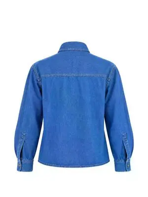 Seventy Tie-neck Denim Shirt