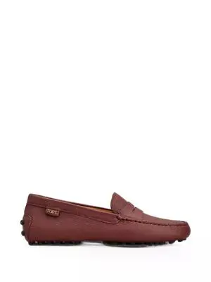 TOD'S Gommino Pebbled Leather Loafers