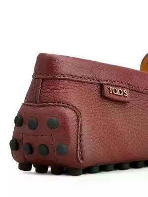 TOD'S Gommino Pebbled Leather Loafers