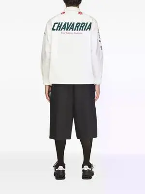 Adidas X Chavarria Logo-print Button-down Shirt