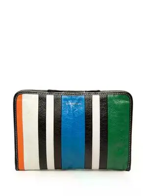Balenciaga 2017 Lambskin Bazar Clutch Bag - Black
