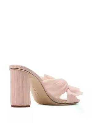 LOEFFLER RANDALL Penny Pleated Bow Mules