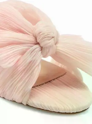 LOEFFLER RANDALL Penny Pleated Bow Mules