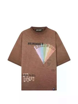 Palm Angels Graphic-print T-shirt - Brown