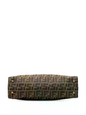 Fendi 20th Century Zucca Canvas Twins Tote Bag