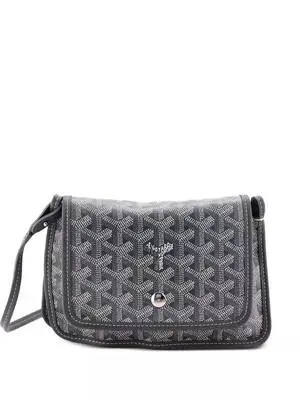 Goyard Plumet Clutch Wallet Coated Canvas Crossbody Bag - Grey