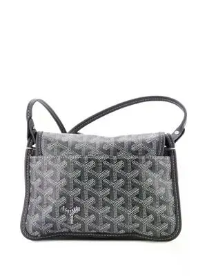 Goyard Plumet Clutch Wallet Coated Canvas Crossbody Bag - Grey