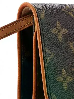 LOUIS VUITTON Twin Handbag Monogram Canvas Gm Crossbody Bag