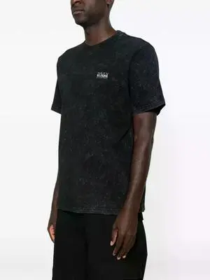 DAILY PAPER Graphic-print Acid-wash T-shirt