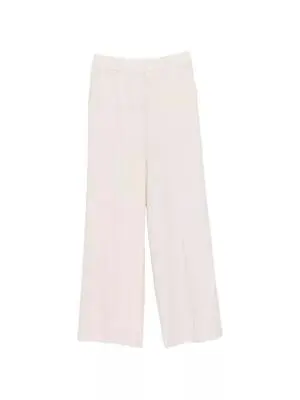 Peserico Pressed-crease Wide-leg Trousers