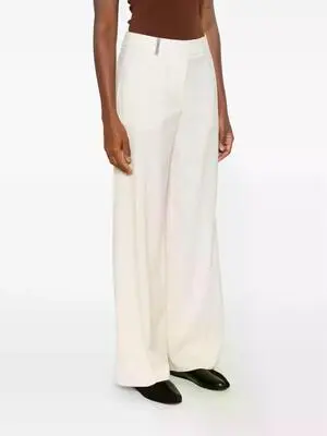 Peserico Pressed-crease Wide-leg Trousers
